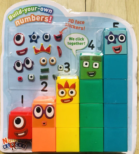 NUMBERBLOCKS CBEEBIES NUMBERBLOCKS 1-5 & Stickers Eyfs Year 1 Maths ...