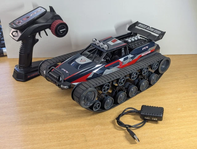 FTX 1:12 BUZZSAW Xtreme Tank Track ATV Vehicle With Lights & Smoke £49. ...