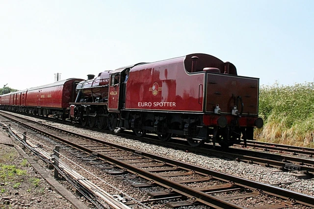 B528 35MM SLIDE LMS Stanier Class 8F 48624 @ GCR (3)(CW) £3.34 ...