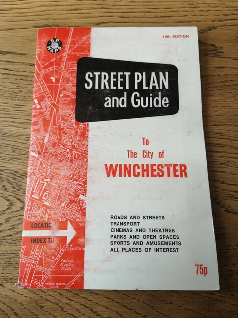 WINCHESTER STREET PLAN And Guide 18th Edition £1.50 - PicClick UK