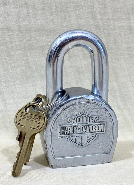 HARLEY DAVIDSON PADLOCK VECCHIO BAD FAT BOY Springer FXSTS FLSTS 1340 ...