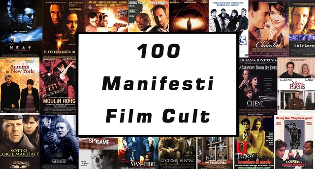 COLLEZIONE MANIFESTI FILM Classici Cinema Americano Anni 90 e 2000 EUR 298,00 - PicClick IT