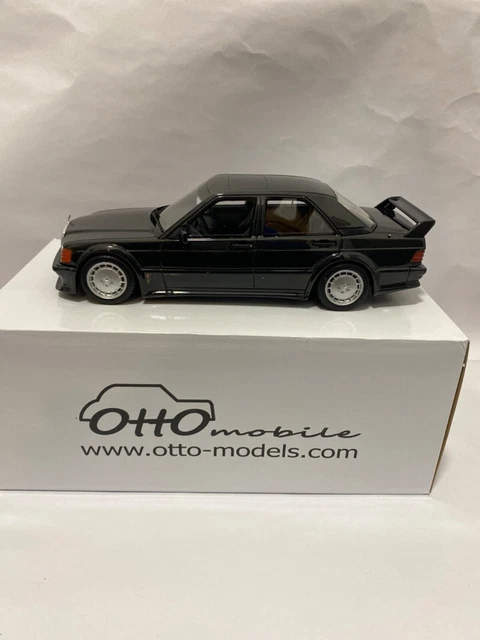OTTO MOBILE MERCEDES Benz 190 Evo 1 - 1:18 Rare Black Model. Mint Boxed ...