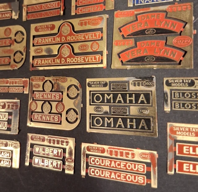 00 GAUGE (4MM) Silver Tay Models: Longmoor Military Railway nameplates ...