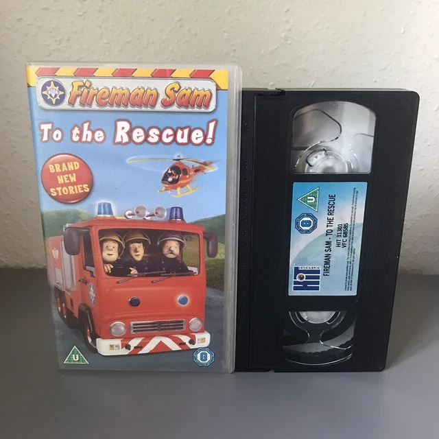 FIREMAN SAM TO The Rescue - Vhs Video - Rare / Childrens / Hit ...