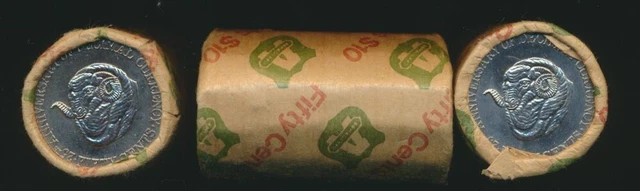 AUSTRALIA: 1991 50C Ram's Head Roll of 20 T/T Choice/ Gem, Cat $16 each ...