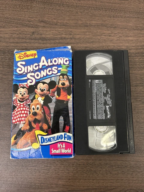 DISNEYS SING ALONG Songs - Disneyland Fun: Its a Small World (VHS, 1993) $7.97 - PicClick CA
