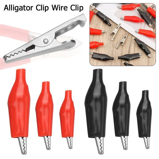 TEST CLIPS TESTING Probe Meter Alligator Clip G98 Crocodile Electrical ...
