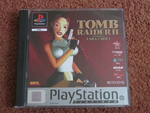 PLAYSTATION 1 PS1 - Lara Croft Tomb Raider 2 Complete tested MINT ...