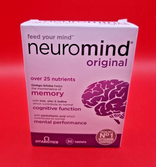 VITABIOTICS NEUROMIND NEUROZAN Original 30 Tablets £8.80 - PicClick UK