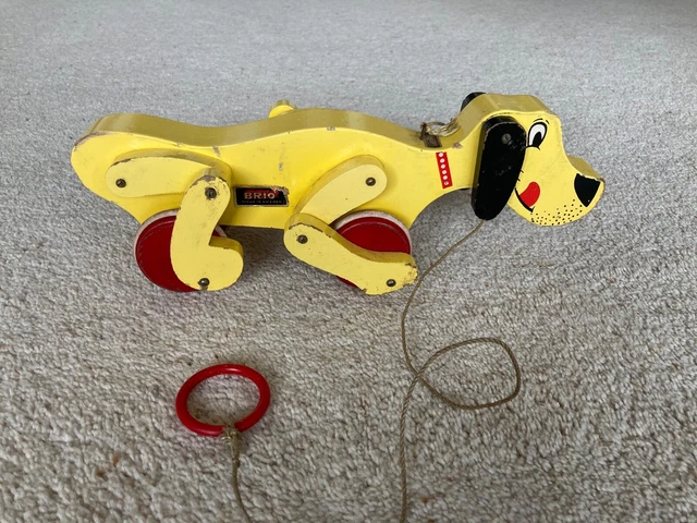 VINTAGE 1950S BRIO Walt Disney Pluto Pull Along Vintage Toy £100.00 ...