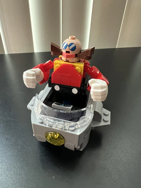LEGO DR. EGGMAN Robotnik from Sonic the Hedgehog 21331 Figure & Ship W ...