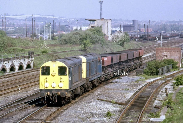 ORIGINAL 35MM SLIDE BR Class 20s no.20020/20001 at Toton +rights for ...