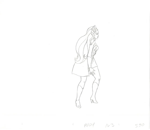 SHE-RA PRINCESS OF Power Animation Production Cel Drawing Filmation ...