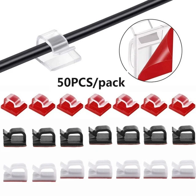 BUCKLE LINE FASTENER Wire Management Cable Clamp Cable Clip Fixer ...