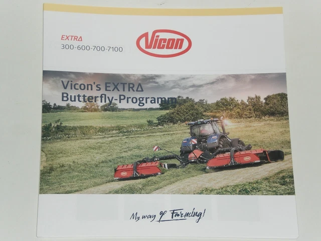 VICON EXTRA 7100 mower combinations, mowers brochure from 10/2019 ...