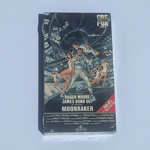 MOONRAKER VHS FROM CBS FOX Video 007 James Bond 1984 Factory Sealed Water Mark £66.28 - PicClick UK
