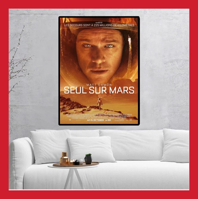 REPRO TOILE COTON Affiche Seul Sur Mars Poster Cinema Film Matt Damon ...