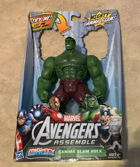 MARVEL AVENGERS ASSEMBLE Mighty Battlers Gamma Slam Hulk Figure NUOVO ...