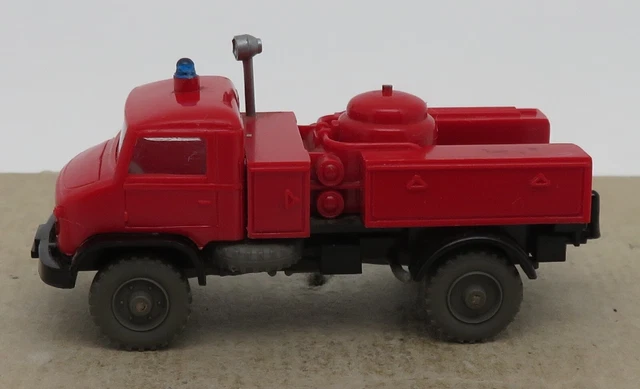 RARE WIKING HO 1/87 MB MERCEDES U 411 UNIMOG SAPEURS POMPIERS NO BOX ... RARE WIKING HO 1/87 MB MERCEDES U 411 UNIMOG SAPEURS POMPIERS NO BOX ...
