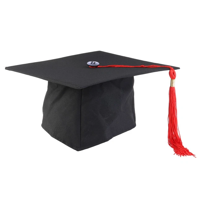 ADJUSTABLE ADULTS STUDENT Board Graduation Hat Fancy Dress Accessory ...