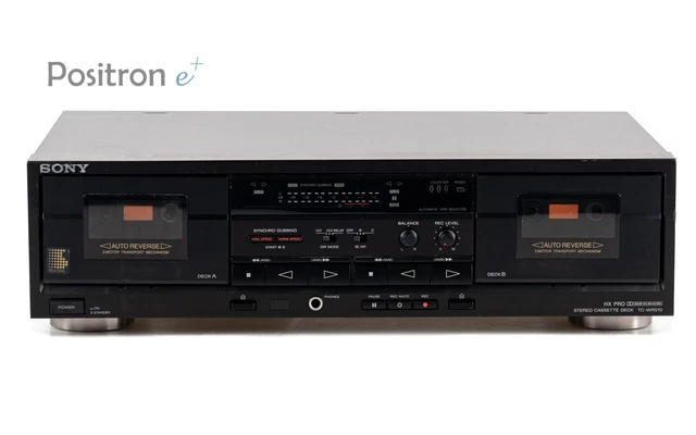 SONY TC-WR570 DOPPIA registratore a cassette / Hx Pro / revisionato 1 ...