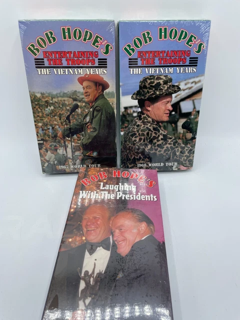BOB HOPE NEW VHS Tape Lot Laughing with Presidents Entertaining the ...