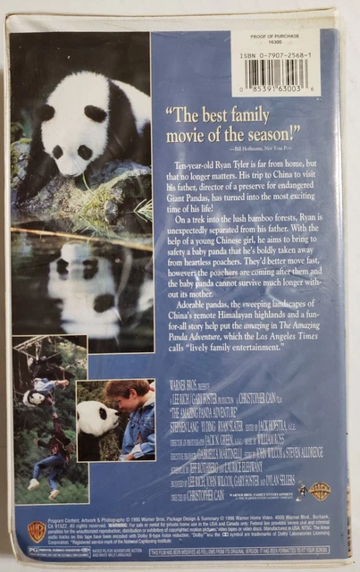 THE AMAZING PANDA Adventure VHS 1996 (Clamshell) £7.17 - PicClick UK
