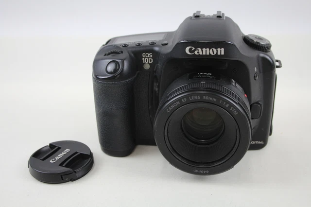 CANON EOS 10D DSLR Digital Camera Working w/ Canon EF 50mm F/1.8 £0.99 ...