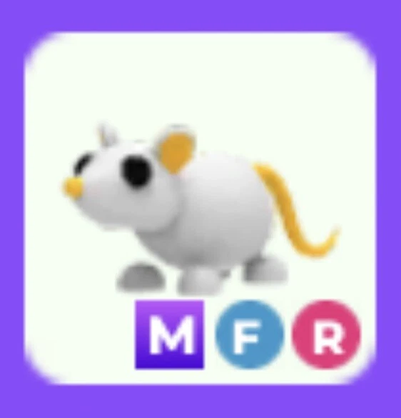 ADOPT-ME-COMPATIBLE MEGA NEON Fly Ride Golden Rat Quick Delivery £16.99 ...