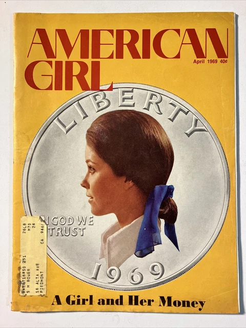 AMERICAN GIRL MAGAZINE April 1969 Nancy Macneil Cover Mary Ryals £7.04 ...