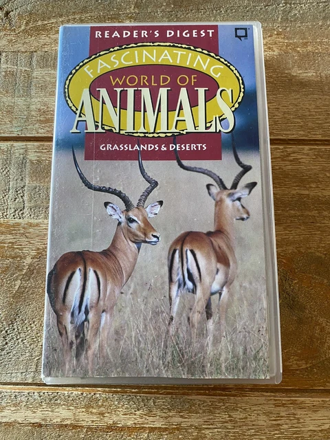 FASCINATING WORLD OF Animals Grasslands Deserts VHS Video Readers ...