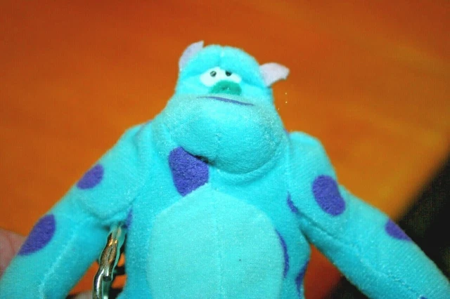 DISNEY PIXAR MONSTERS Inc Kraft Sulley Plush Key Chain Promo 2001-Used ...