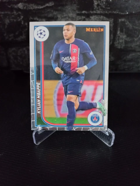 2023-24 TOPPS MERLIN Chrome UCC #92 Kylian Mbappe Paris Saint-Germain ...