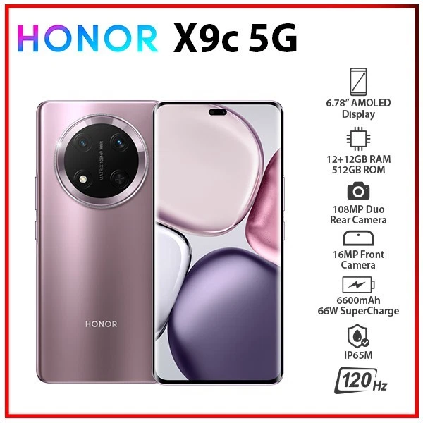 HONOR X9C 5G 12GB+512GB PURPLE Dual SIM Octa Core Unlocked Android ...