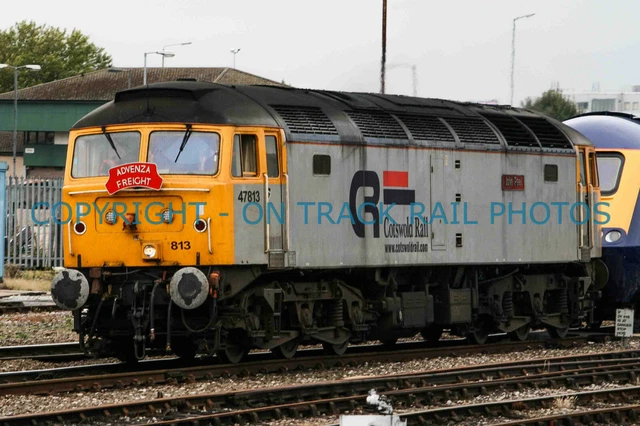 UK RAILWAY PHOTOGRAPH Of Class 47 47813. Rm47 (2349) £1.70 - PicClick UK