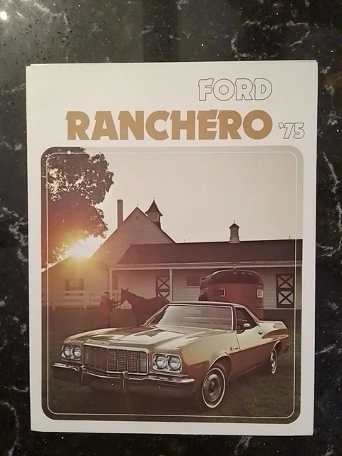 1975 FORD RANCHERO Pickup Truck Canadian Sales Folder & Flyer. £19.44 ...