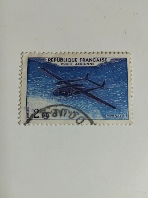 TIMBRE STAMP FRANCE Poste Aérienne Yvert 38 Noratlas 2f Oblitéré EUR 1 ...