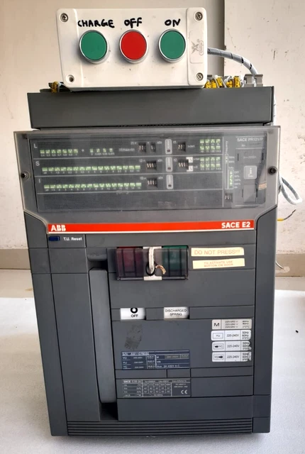 ABB SACE E2B 20 Air Circuit Breaker 2000 Amps 220-240V Sace Pr121/2 ...