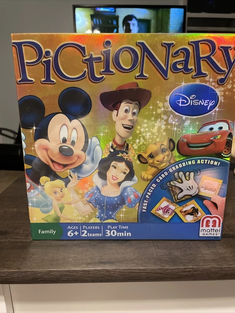 NEW DISNEY PICTIONARY Game Family Board Game by Mattel Game £24.73 ...