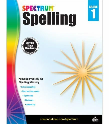 SPECTRUM 1ST GRADE Spelling Workbook Phonics And Handwriting Practice spectrum-1st-grade-spelling-workbook-phonics-and-handwriting-practice
