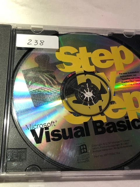 MICROSOFT VISUAL BASIC 5 Step by Step CD PN 097-0001762 $6.99 - PicClick