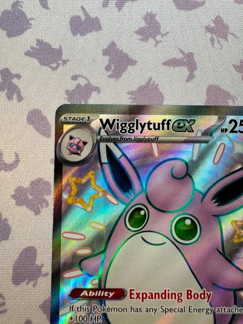 POKÉMON TCG WIGGLYTUFF 222/091 Full Art Shiny Paldean Fates EUR 5,45 ...