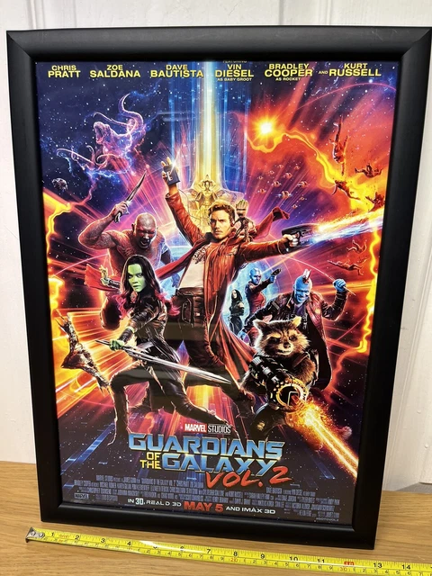 MATT BLACK FRAMED Movie Poster Reproduction Print A3 GUARDIANS OF ...