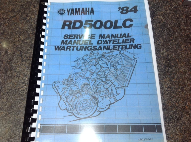 YAMAHA RD 500 LC SERVICE MANUAL MANUEL D'ATELIER workshop RZ nos YPVS. £24.00 - PicClick UK
