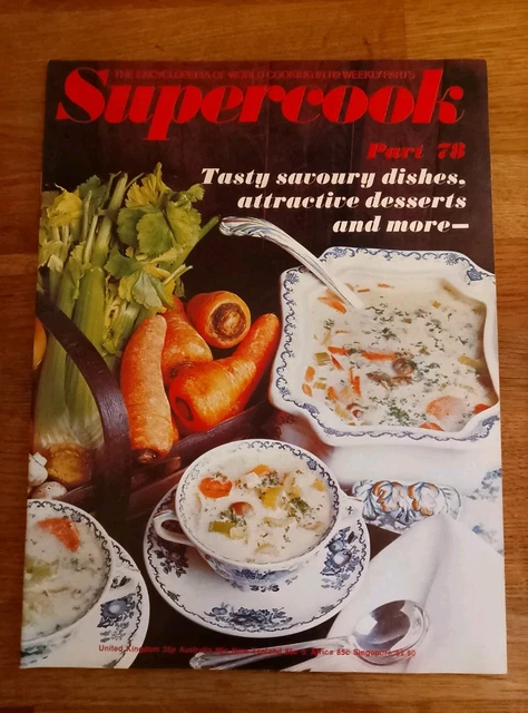 MAGAZINE - SUPERCOOK 1970s Marshall Cavendish Cooking Magazine Part 78 ...