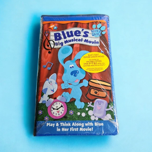 NICK JR BLUES Clues Big Musical Movie VHS Video Tape VTG ...