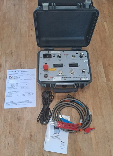 MEGGER MIT30 30-KV High Voltage Resistance Insulation Tester 30kv. VAT ...