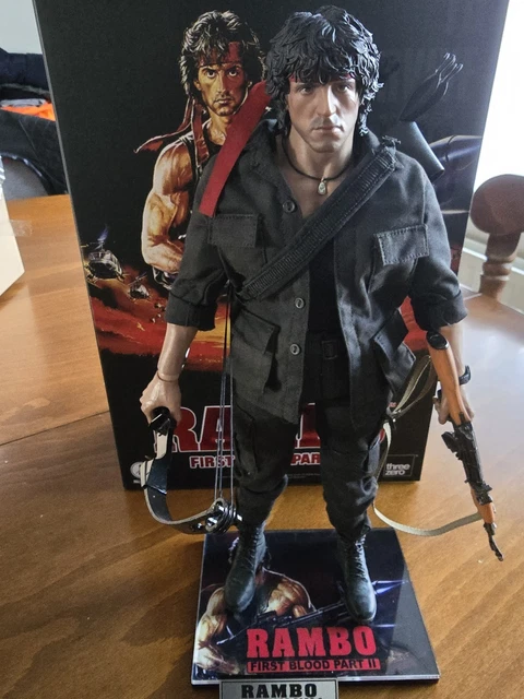 SYLVESTER STALLONE JOHN Rambo First Blood Part II Action Figure 1:6 ...