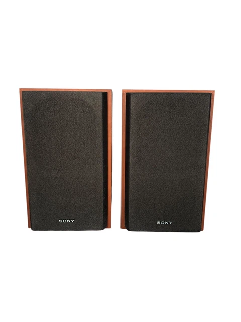 SONY BOOKSHELF PAIR Of Speakers SS-CEH10 Tested And Working 4 Ohm ...